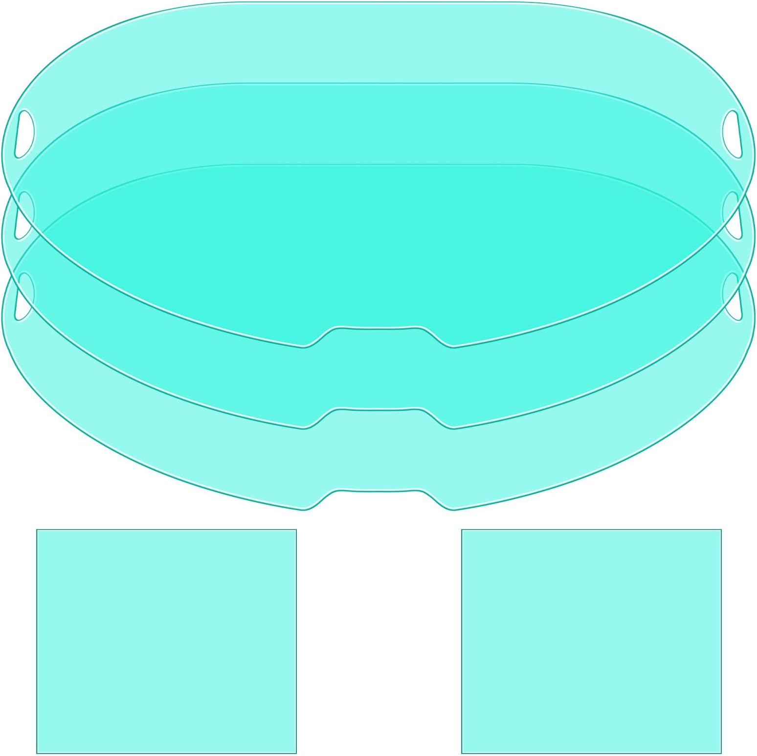 Copkim 5 Pcs Large Viewing Screen Replacement Lens Welding Helmet ...