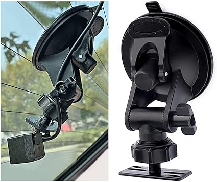 Amazon.com: IHOTDER Dash Cam Mount - 360°Rotatable Portable Device ...