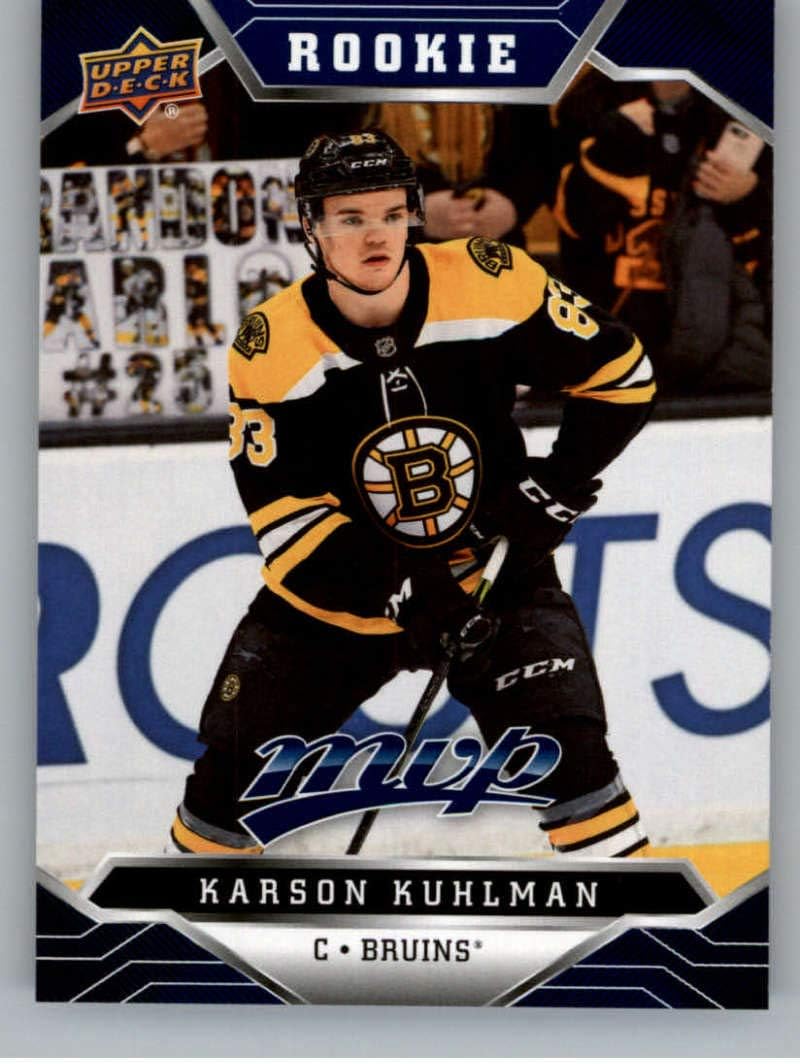 Amazon.com: 2019-20 UD MVP Hockey BLUE #229 Karson Kuhlman Boston ...