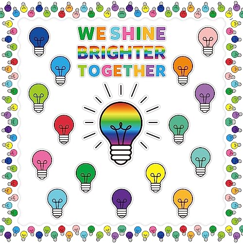 Snapklik.com : 137Pcs Christmas Light Bulb Bulletin Board Back To ...