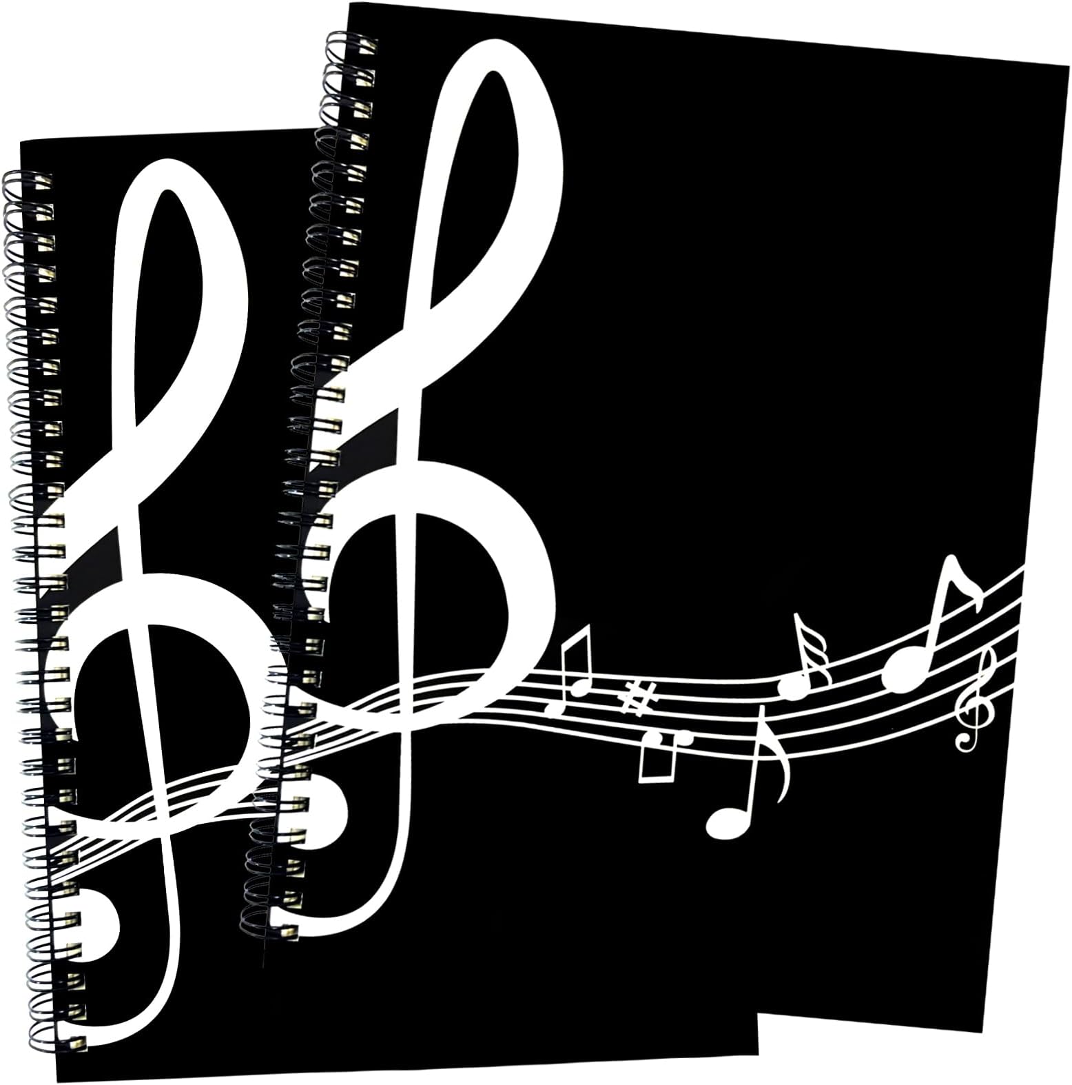 Amazon.com: Vibrant Focus Manuscript Paper, Blank Staff Paper Sheet ...