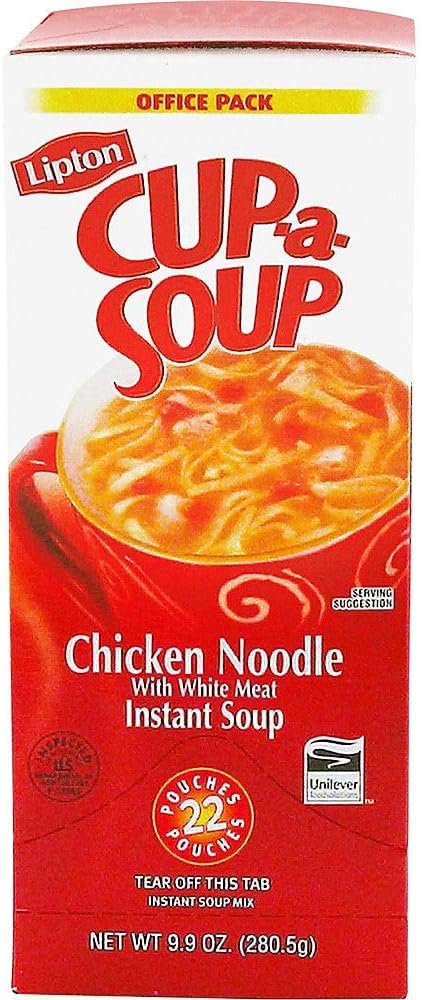 Amazon.com : Lipton Cup-a-Soup Instant Soup For a Warm Cup of Soup ...