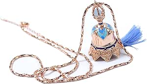 Amazon.com: XTMNF Scaramouche Necklace Cosplay Bell Pendant Necklace ...