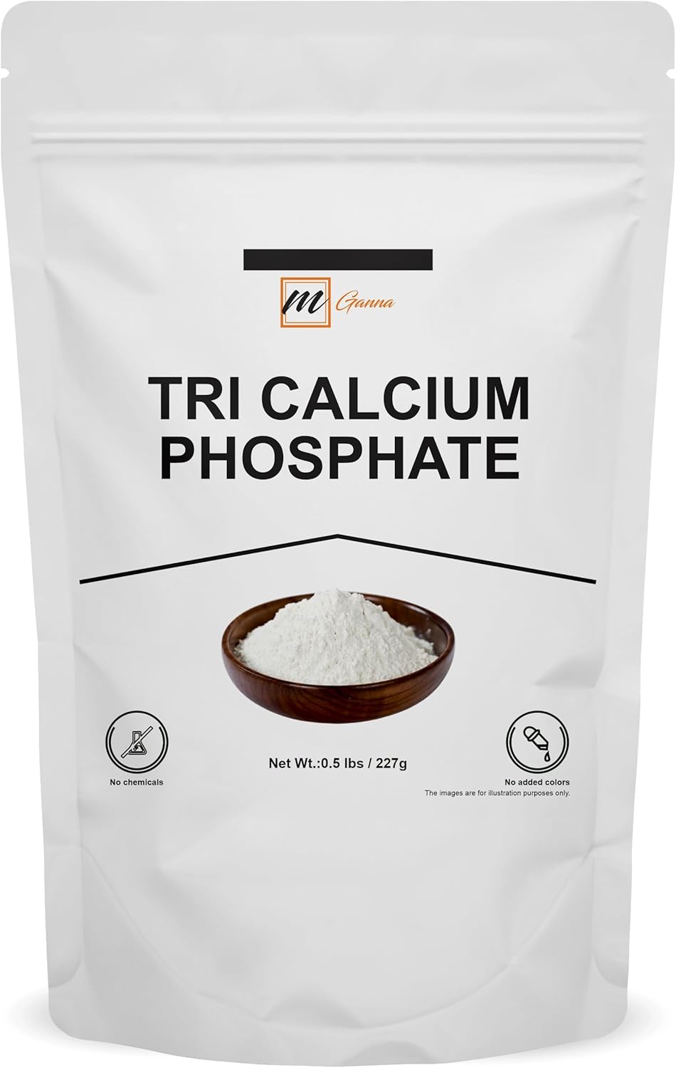 Amazon.com: mGanna 100% Tricalcium Phosphate Powder 227 g / 0.5 lbs ...
