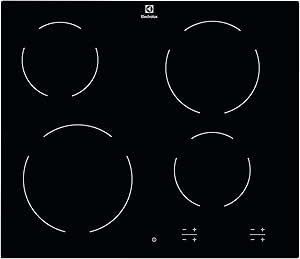 Electrolux EHF6240IOK 60 CM 4 Gözlü Vitroseramik Dokunmatik Ocak, Çocuk ...