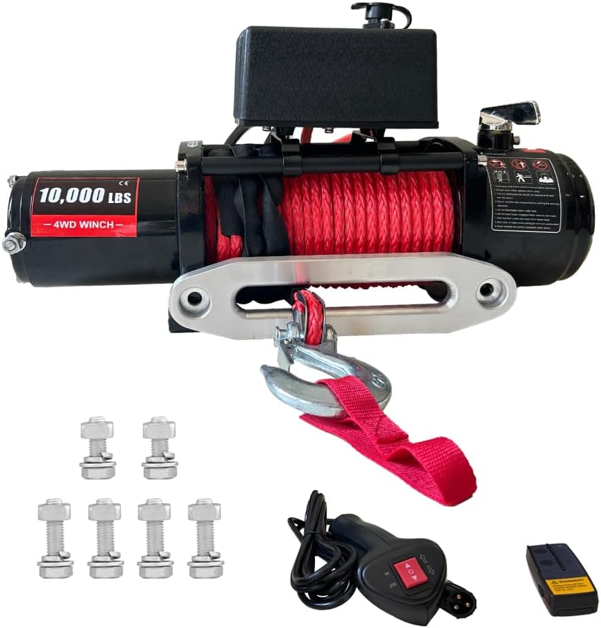 Amazon.com: Chic Muse 13800lbs Electric Vehicle Winch, Waterproof IP67 ...
