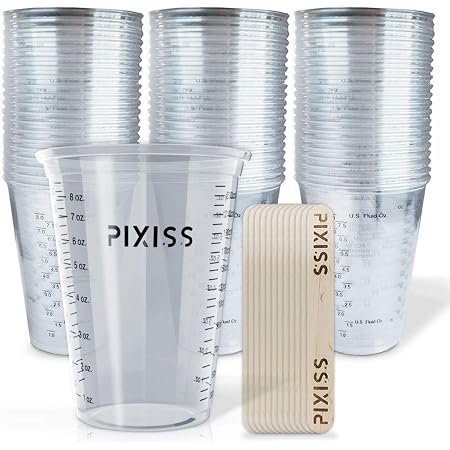 Amazon.com: MOUNTAIN Disposable Quart Mixing Cups (100 per case), Made ...