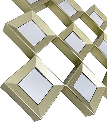 Amazon.com: QMDECOR Decor Mirror Size 12x12 inches Square Mirrored ...