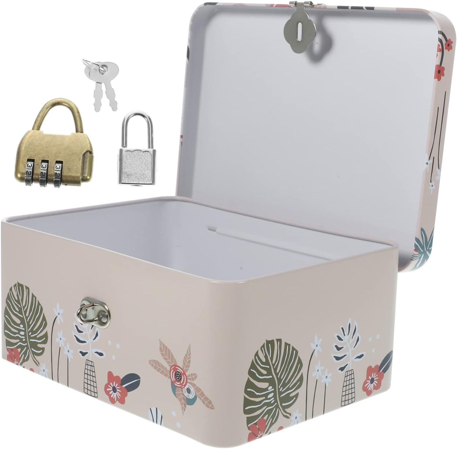 Amazon.com: Red Co. 7" W x 7" D Rustic Galvanized Metal Square Storage ...