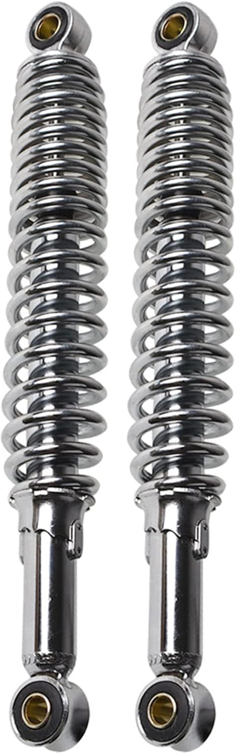 Amazon.com: Motorcycle Shock Absorber Chrome Shocks Eye To Eye 335mm ...