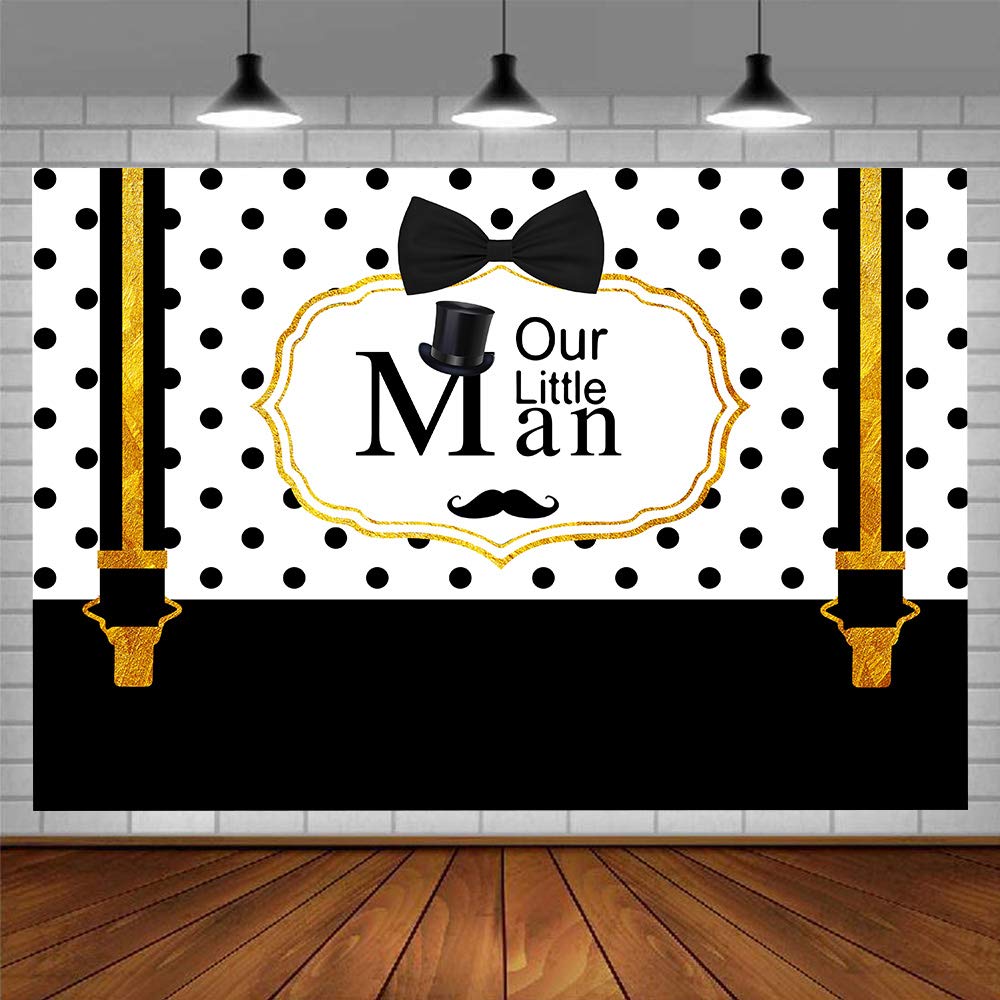 Little Man Baby Shower Banner