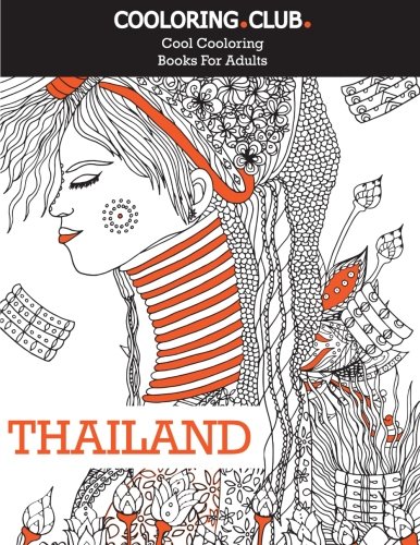 Thailand: Adult Coloring Book: 30 original, hand-drawn coloring pages ...