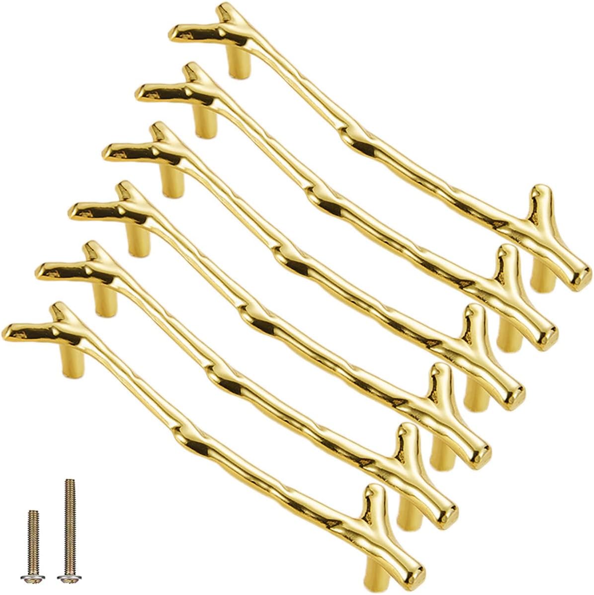 GDQLCNXB Branch Knob 8pcs Black Vintage Tree Twig Branch Cabinet Knobs ...