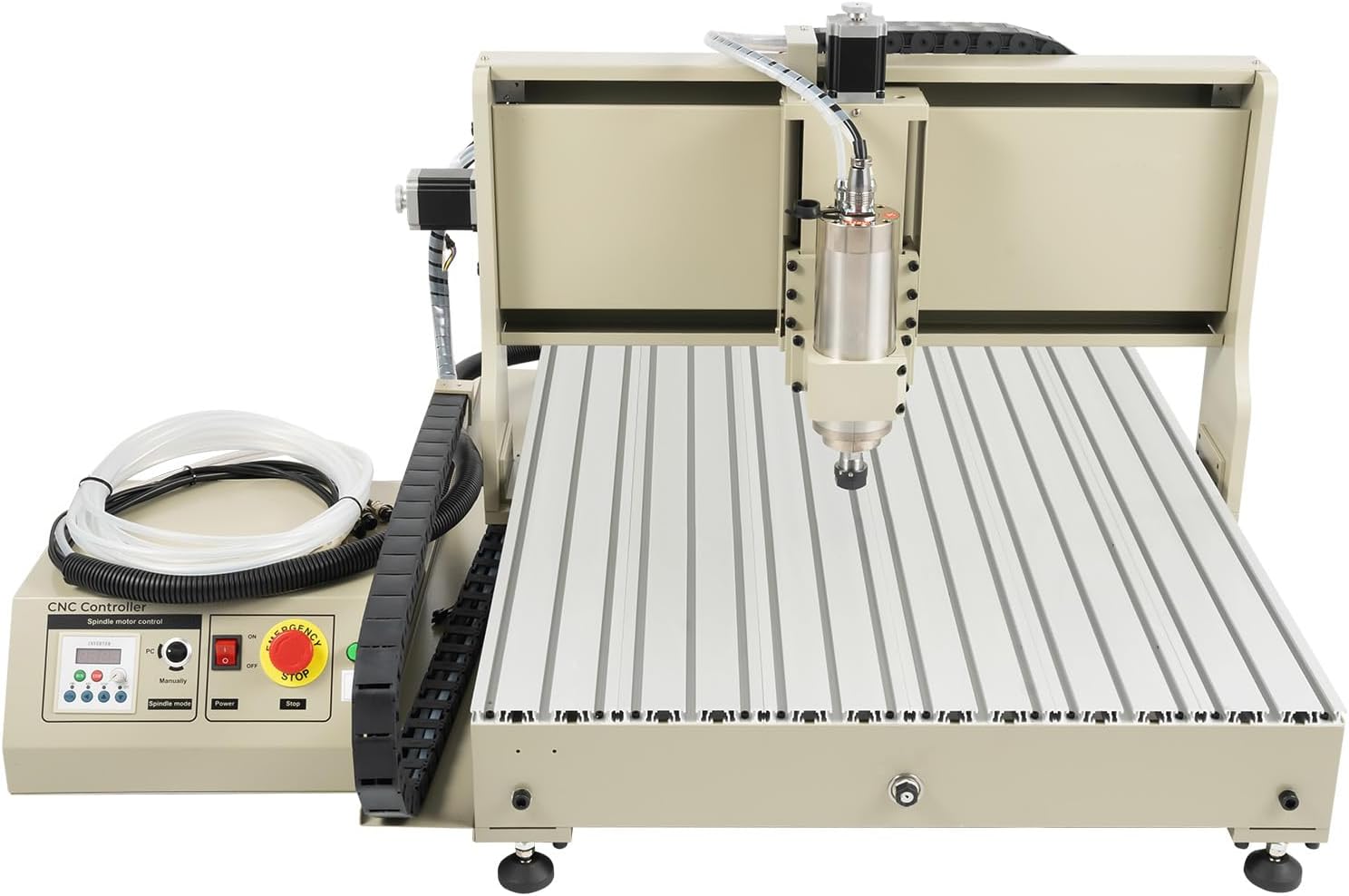 4Axis CNC 6090 Router Engraving Machine, Metal Wood Plastic Carving ...
