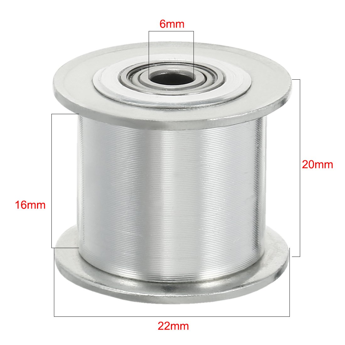 Aluminum Pulley A Section 6 Inch Aluminium Pulley - A Section V-Belt ...