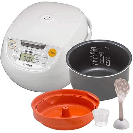 Amazon.com: Tiger JAZ-A10U-FH 5.5-Cup (Uncooked) Rice Cooker and Warmer ...