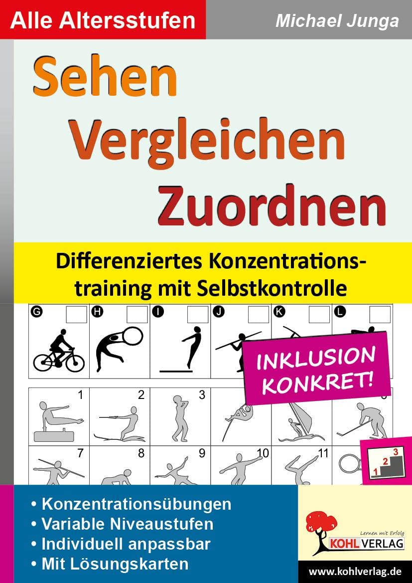 Sehen - Vergleichen - Zuordnen: Differenziertes Konzentrationstraining ...