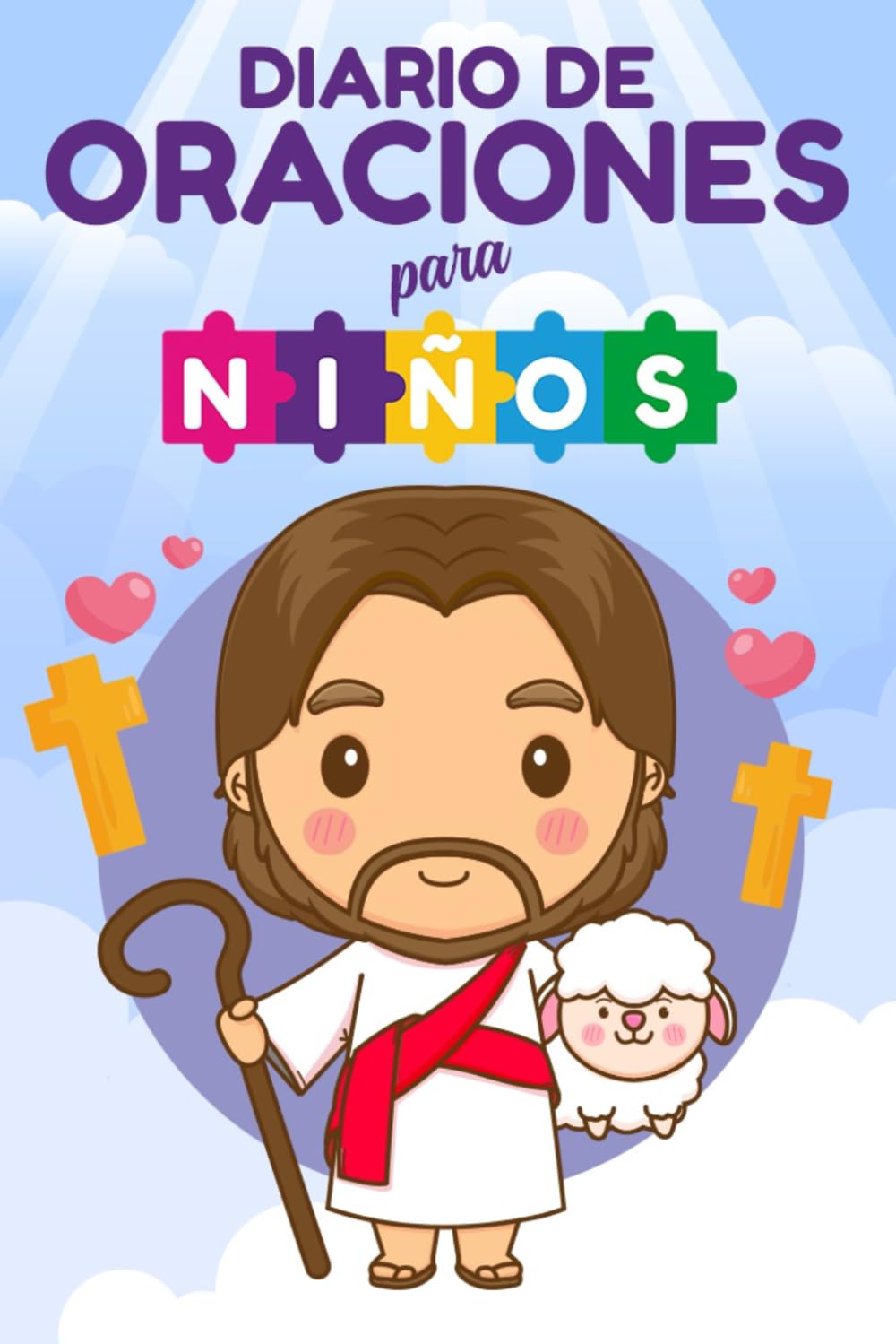 DIARIO DE ORACIONES PARA NIÑOS: con versículos bíblicos inspiradores ...