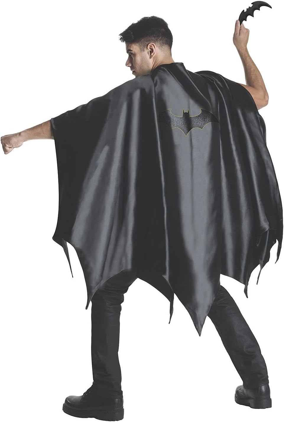 Amazon.com: Rubies Unisex Adult DC Superheroes Deluxe Batman Cape ...