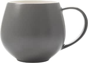 Maxwell & Williams Tint Mug Cup Handle Mug Porcelain Dark Grey 450ml ...