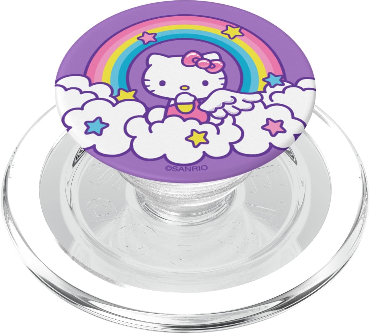 Amazon.com: Hello Kitty Vintage Stripes PopSockets MagSafe PopGrip for ...