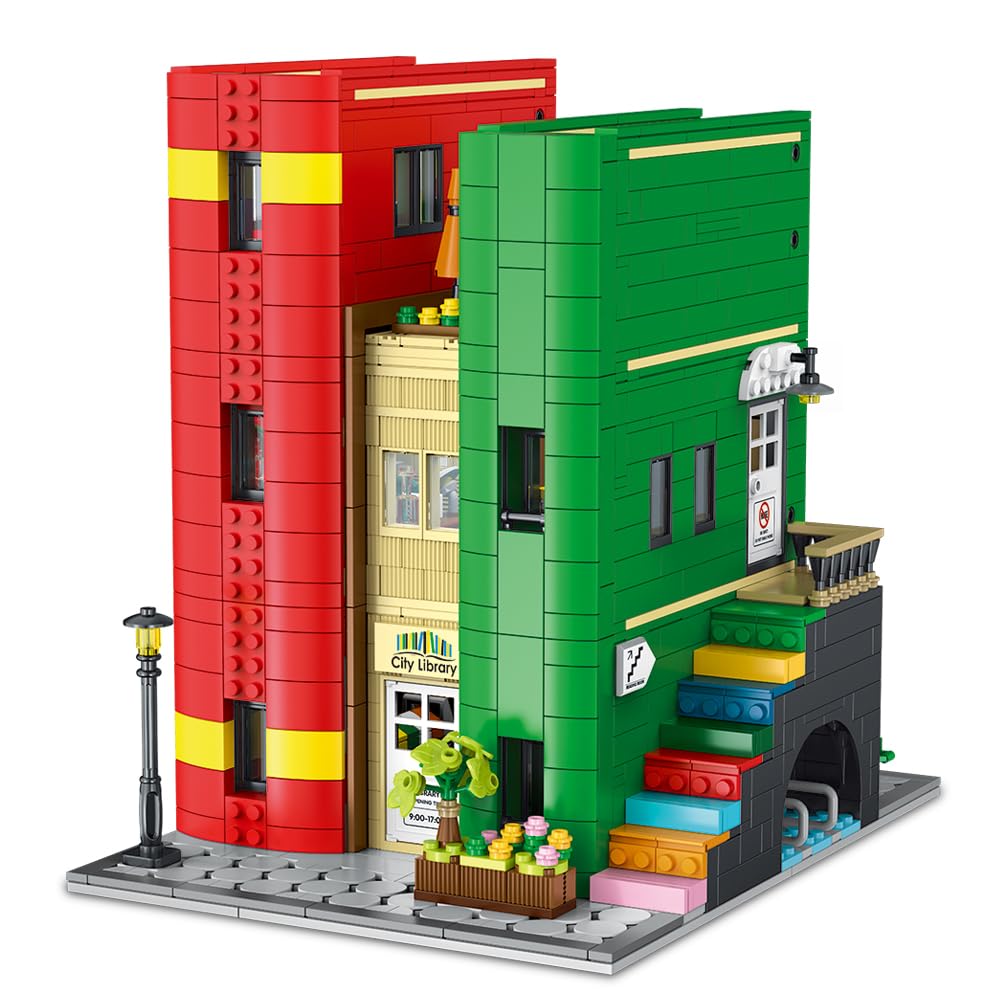 Amazon.com: MISINI 10211 City Library Building Blocks Set, 2143 PCS ...
