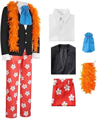Amazon.com: Waynexzavier Mens Anime Brook Cosplay Costume Cartoon ...