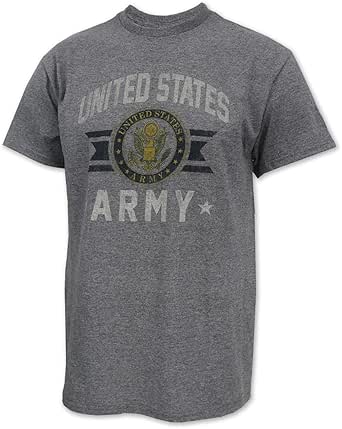 Amazon.com: Armed Forces Gear Men's US Army Vintage Basic Short-Sleeve ...