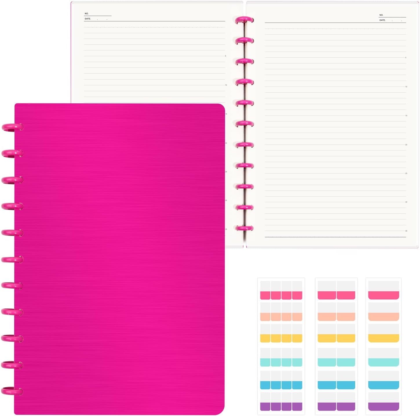 Amazon.com : MOSA BEAR Discbound Notebook, 8-Disc Disbound Planner with ...
