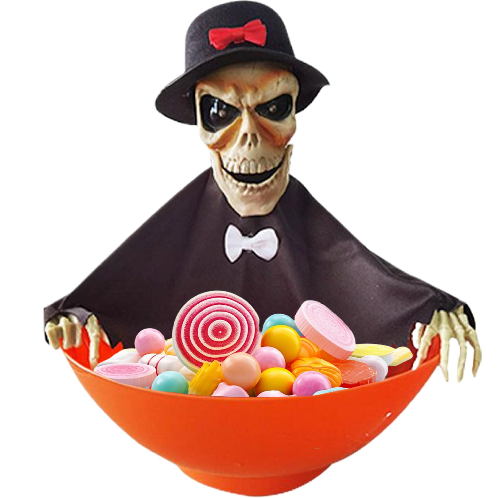 Scary Halloween Candy Bowls Halloween Candy Bowl, Animated Skeleton