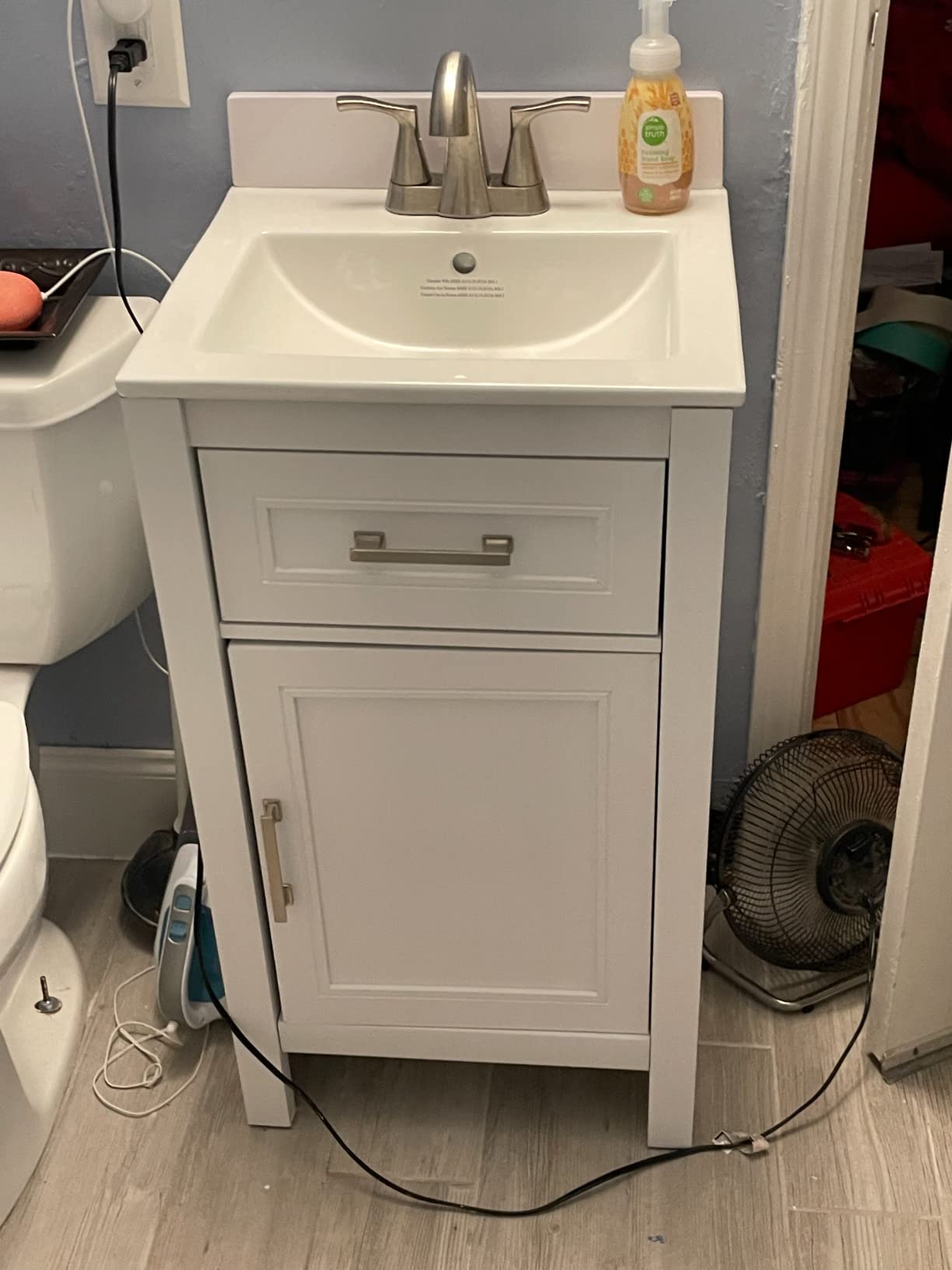 Amazon.com: Design House 550921 Cultured Marble Side Splash, 18.3 ...