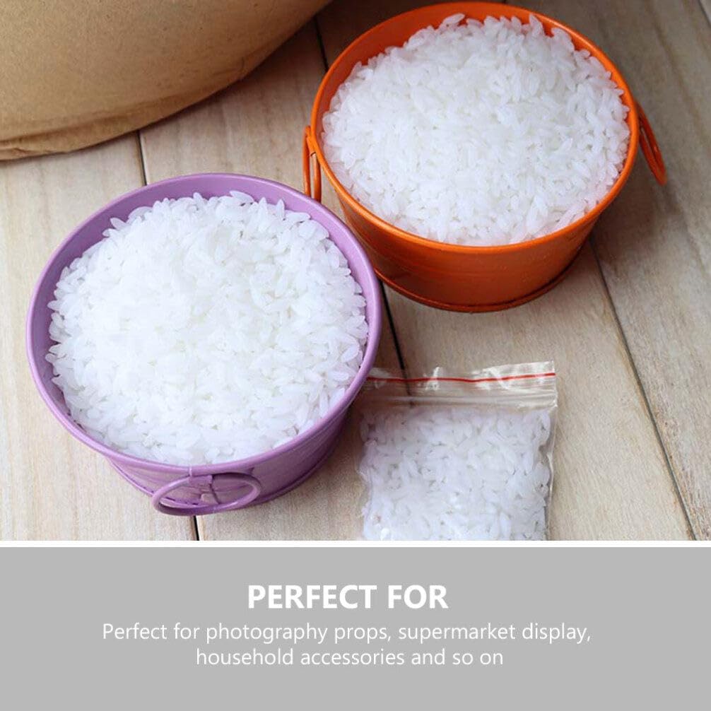 Garneck 1 Decoración Arroz Artificial Alimentos Falsos Modelo de ...