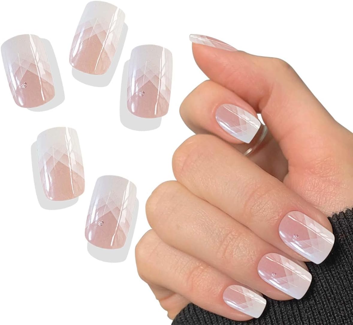 Amazon.com: DUKASOU Semi Cured Gel Pedicure Strips, 32 Solid Color Gel ...