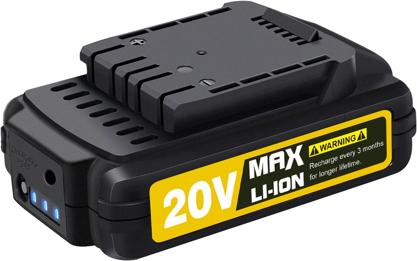 Amazon.com: AVID POWER 20V MAX 1.5 Ah Lithium Ion Rechargeable Battery ...