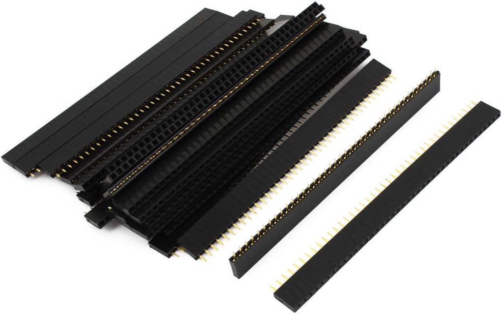 Amazon.com: uxcell 30 Pcs Female PCB Header 40 Way 2.54mm Spacing ...