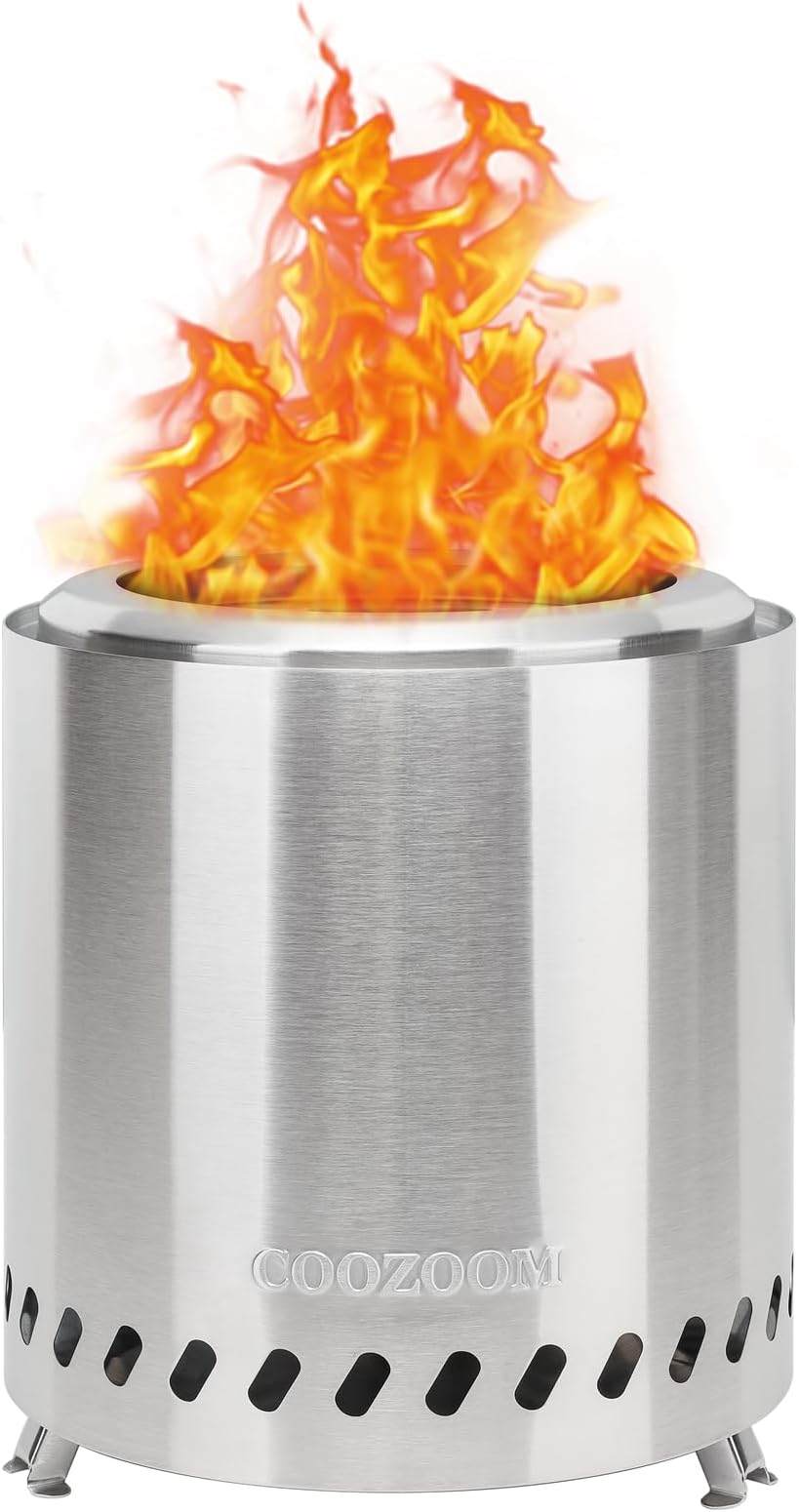 Amazon.com : Messon 10.2 x 8.7 in Tabletop Fire Pit with Stand ...