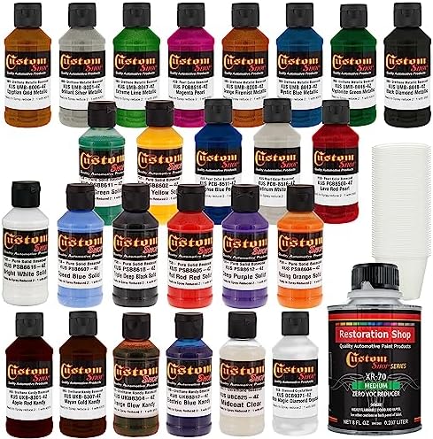 Amazon.com: 24 Color Starter Set for Custom Paint Jobs from Kustom Shop ...