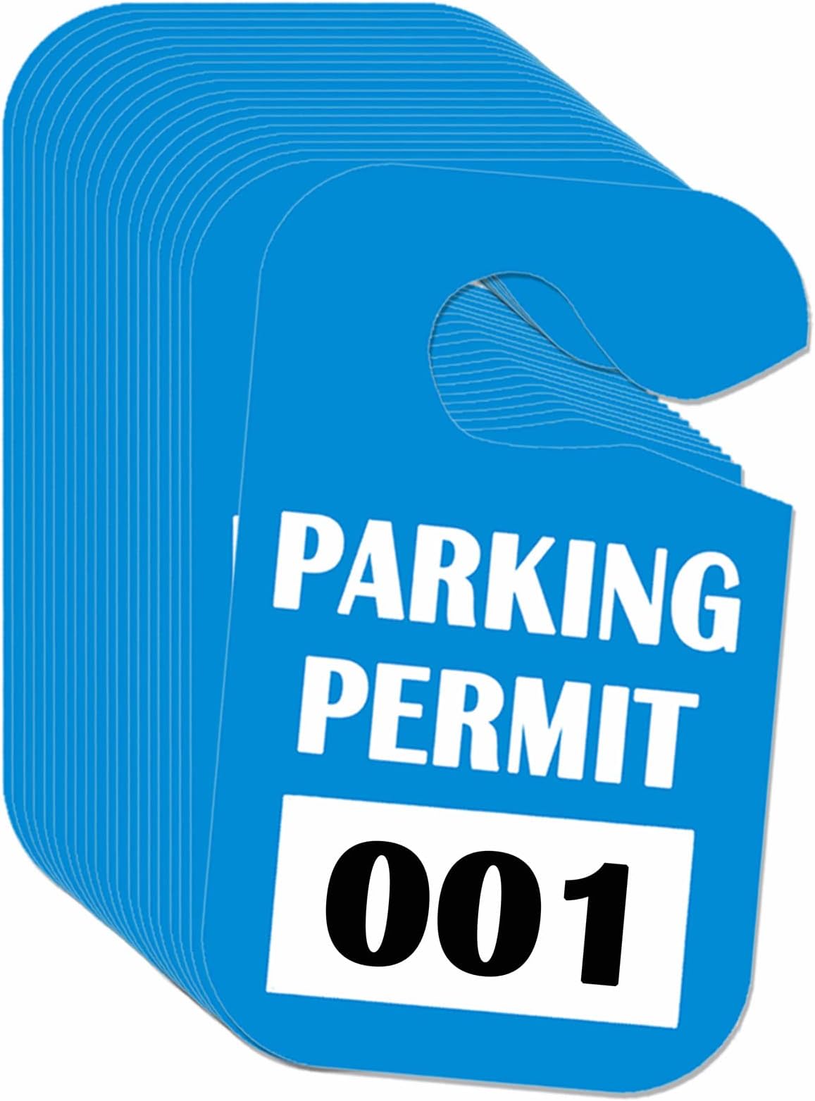 Amazon.com : Juvale 50 Pack Green Parking Permit Hang Tags, Temporary ...
