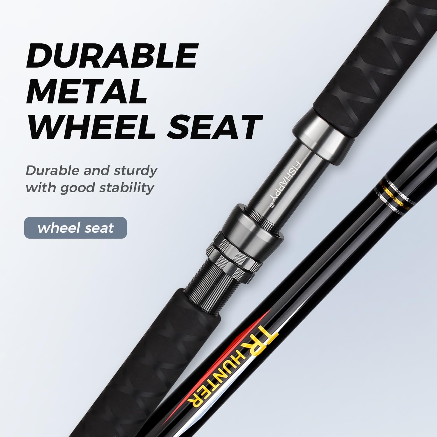 FISHAPPY Bent Butt/Straight Butt Trolling Rod Saltwater Offshore Heavy ...