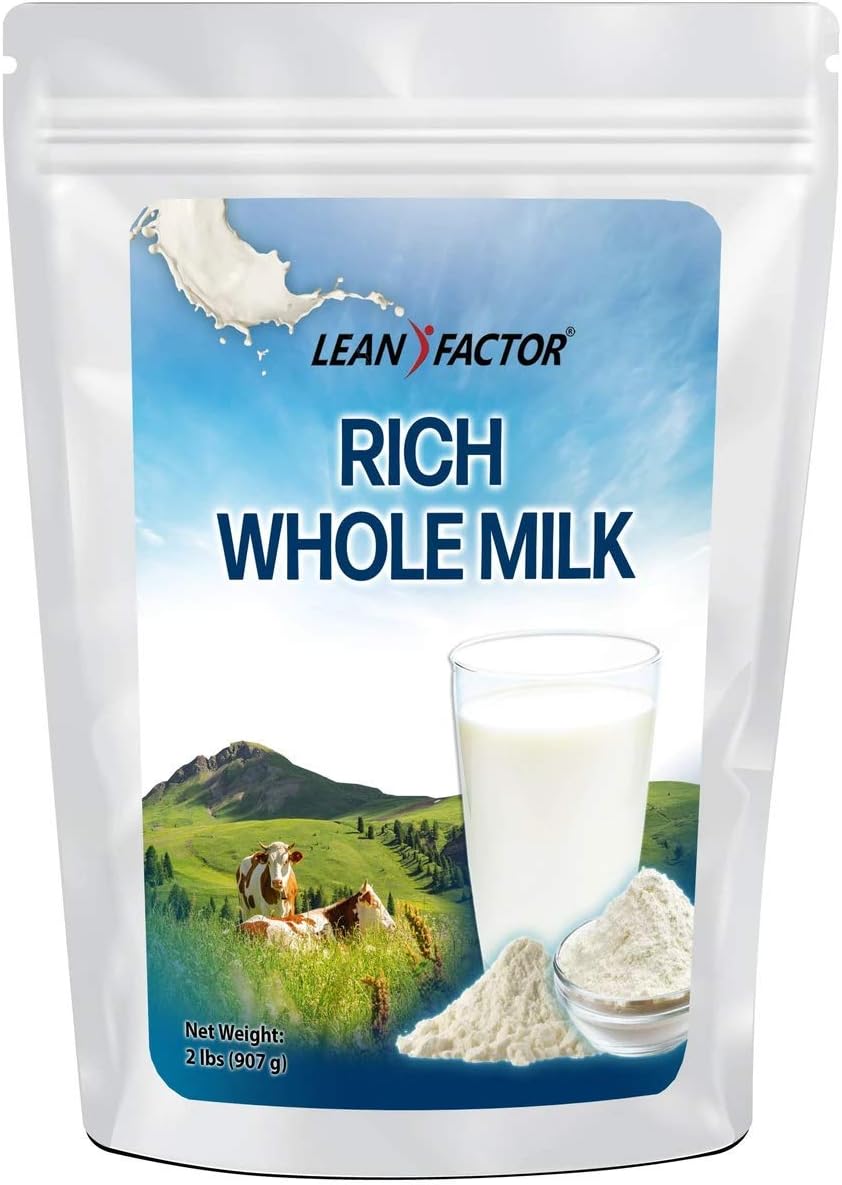 Amazon.com : Rich Whole Milk Powder - Dehydrated For Long Term Food ...