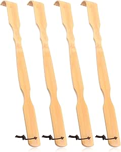 Amazon.com: Renook Wooden Bamboo Back Scratcher, 4 PCS 17 Inch Long ...