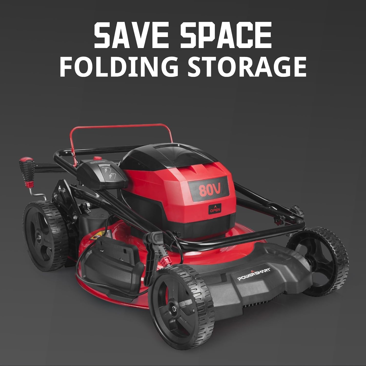 Snapklik.com : PowerSmart Lawn Mower,80V/21 Cordless Electric Lawn ...