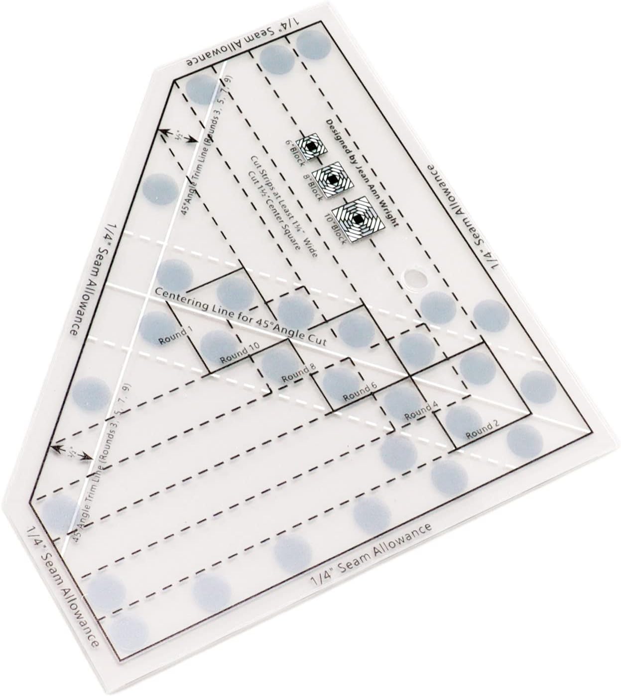Wifehelper Mini Quilt Ruler Tool Mesh Pineapple Sewing Ruler Tools ...