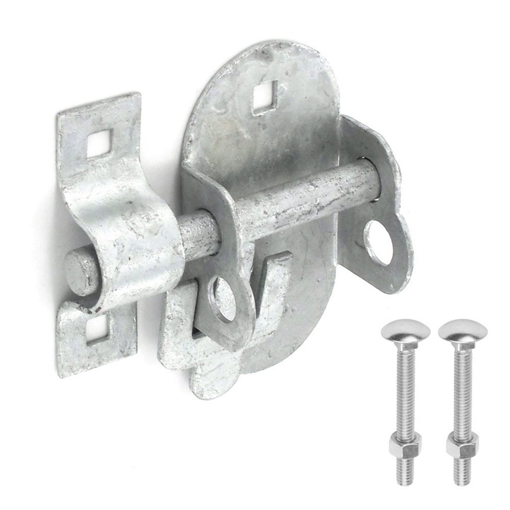 Securit Heavy Duty Galvanised Oval Padbolt : Amazon.co.uk: DIY & Tools