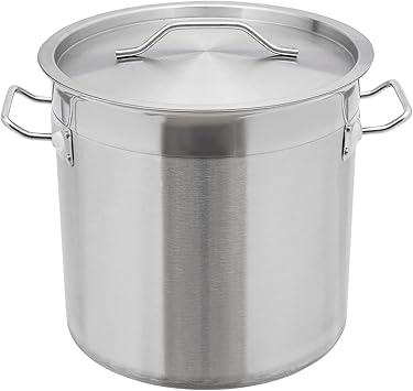 Amazon.com: 18 Quart Stainless Steel Stock Pot, Commercial Heavy Duty ...