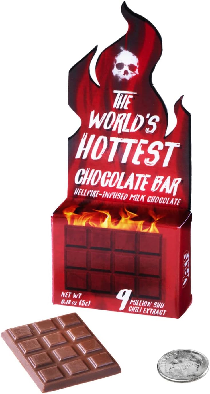 Amazon.com : The Flaming Chocolate Bar: Carolina Reaper Milk Chocolate ...