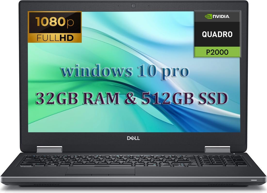 Amazon.com: Dell Precision 7530 Laptop 15.6" FHD Mobile Workstation ...
