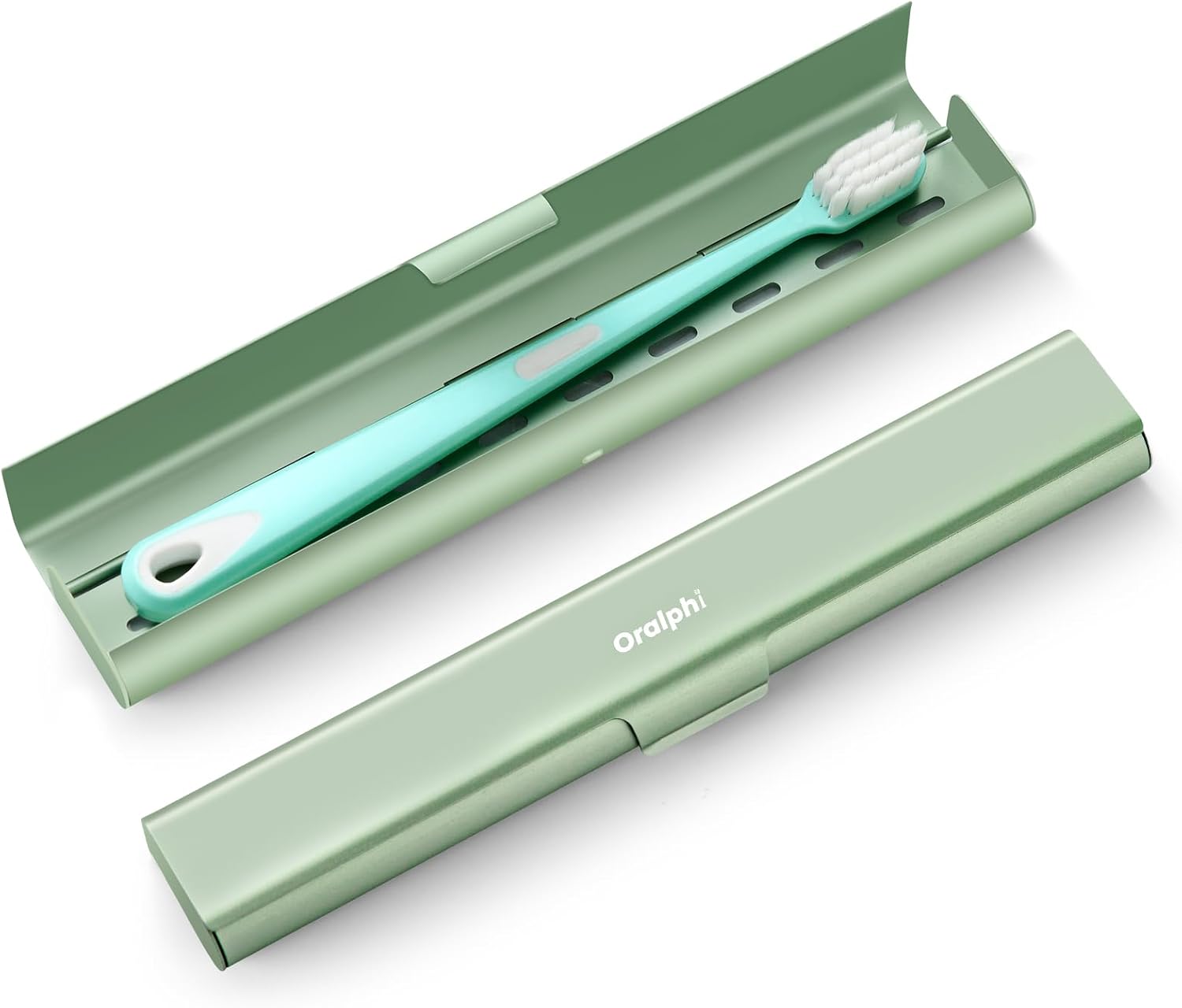 Amazon.com: Oralphi Aluminum Toothbrush Travel Case, Portable Travel ...