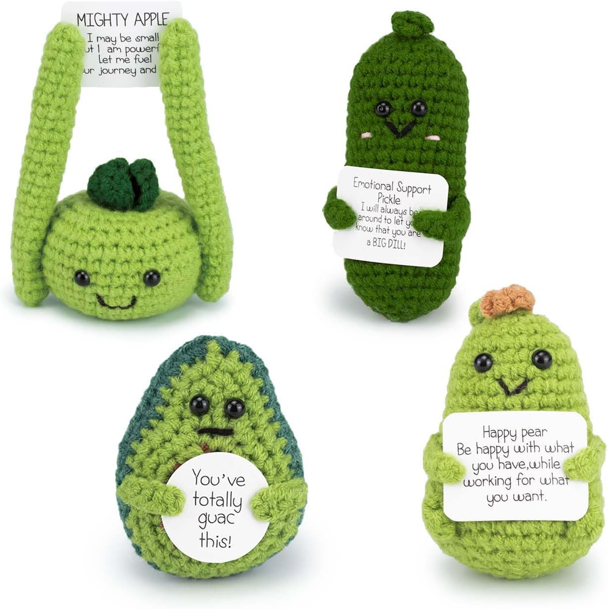 Amazon.com: Blync Funny Positive Potato Pickles Doll, Handmade ...