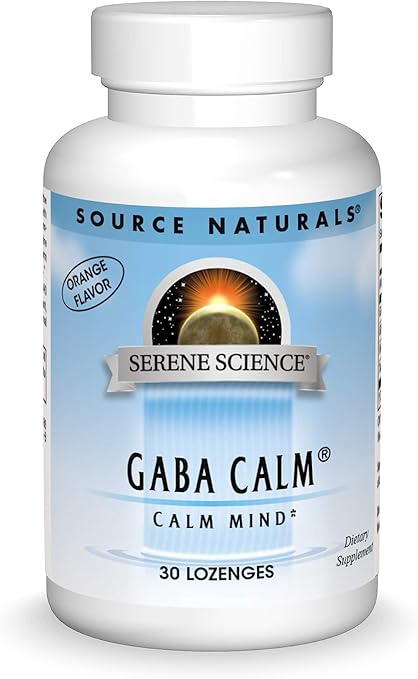 Amazon.com: Source Naturals Orange Sublingual GABA Calm, 30 CT : Health & Household